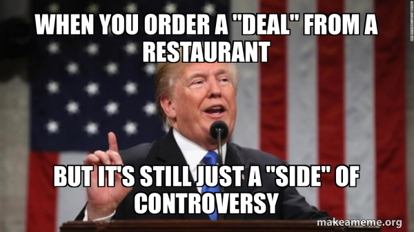 When you order a "deal" from a restaurant But it's still just a "side ...