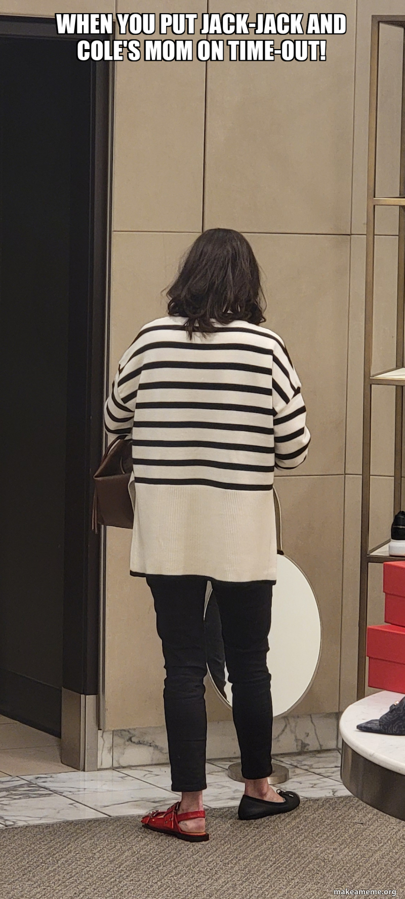 When you put Jack-Jack and Cole's Mom on time-out! Meme Generator