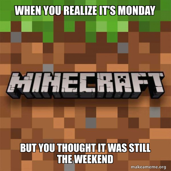 When you realize it's Monday But you thought it was still the weekend ...