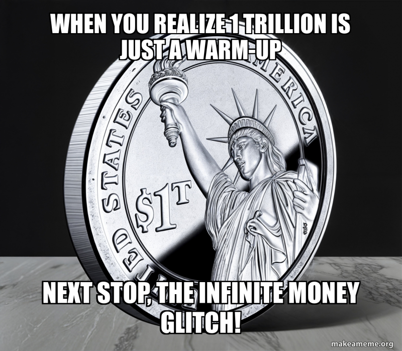 When you realize 1 trillion is just a warm-up Next stop, the infinite ...