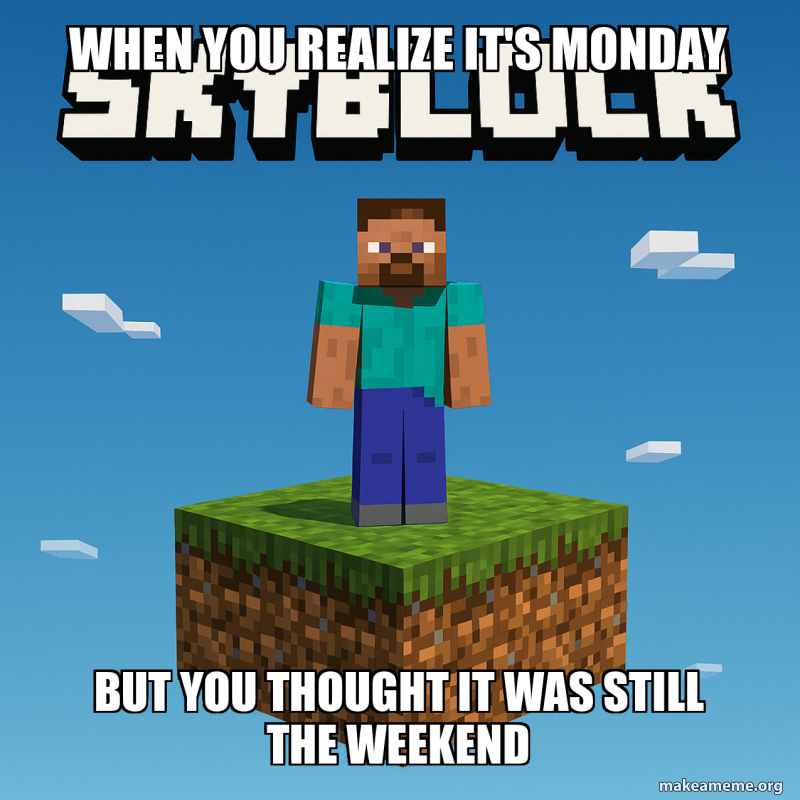 When you realize it's Monday But you thought it was still the weekend ...