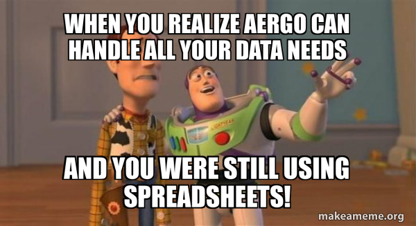 When you realize Aergo can handle all your data needs And you were ...