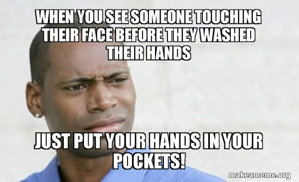 Why Meme Face With Hands