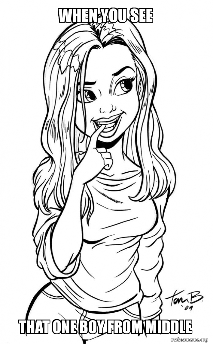 When you see That One boy from middle Meme Generator