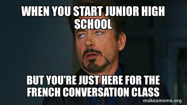 High School Junior Meme