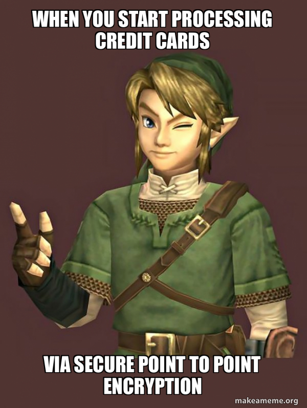 WHEN YOU START PROCESSING CREDIT CARDS VIA SECURE POINT TO POINT ...