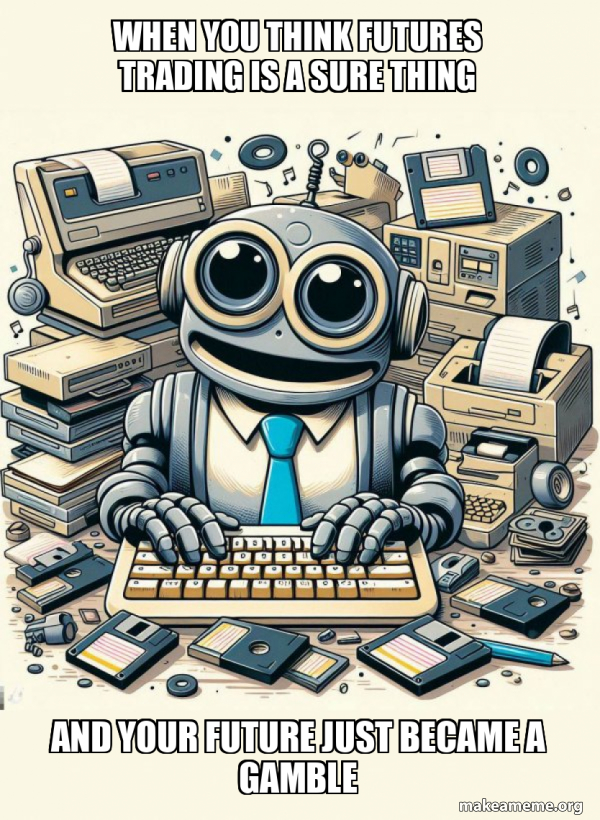 When you think futures trading is a sure thing And your future just ...