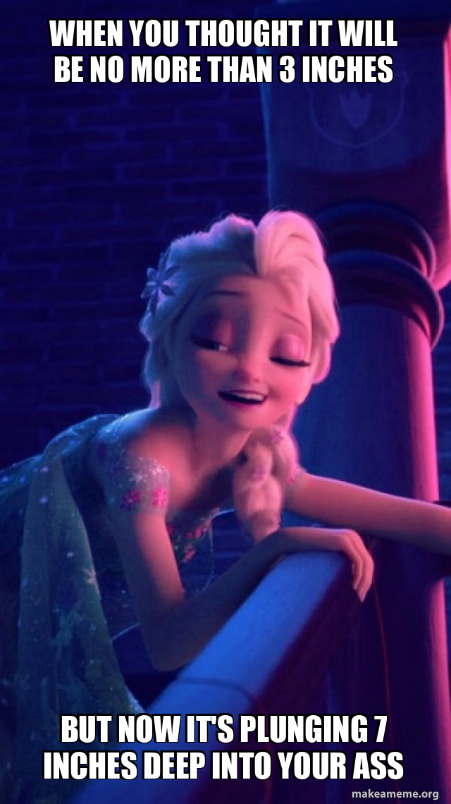 WHEN YOU THOUGHT IT WILL BE NO MORE THAN 3 INCHES BUT NOW IT'S PLUNGING ...