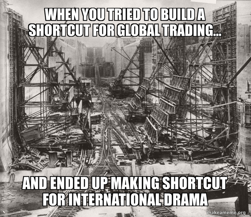 When you tried to build a shortcut for global trading... and ended up ...