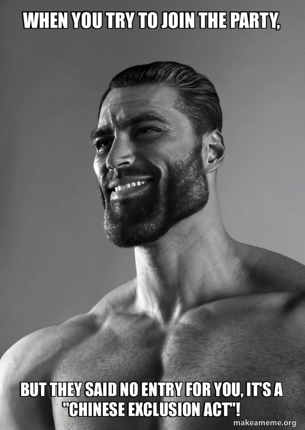 When you try to join the party, But they said no entry for you, it's a ...