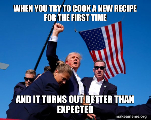 When you try to cook a new recipe for the first time and it turns out ...