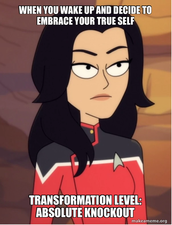 When you wake up and decide to embrace your true self Transformation ...