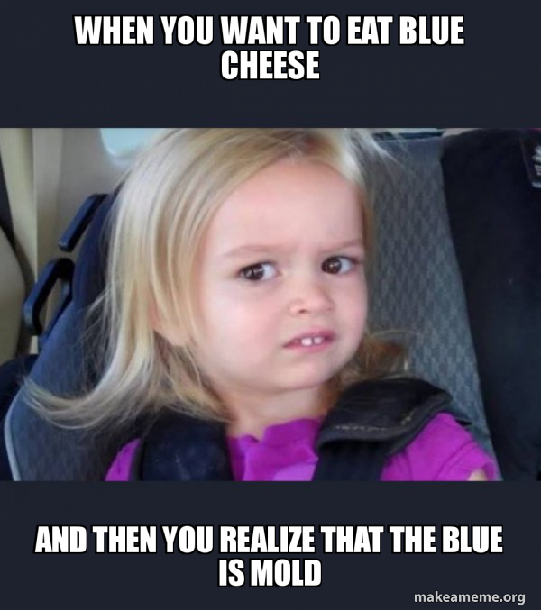 Bleu Cheese Memes Amazon.com: Blue Cheese Has Mold In It Fun Meme For