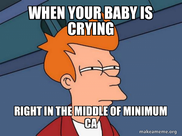 when your baby is crying right in the middle of minimum ca - Futurama ...