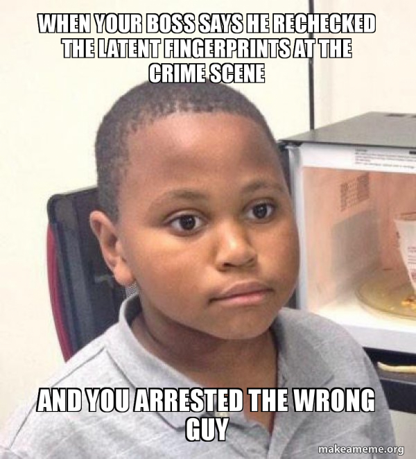 Fingerprints Memes Fingerprint ID : R/memes