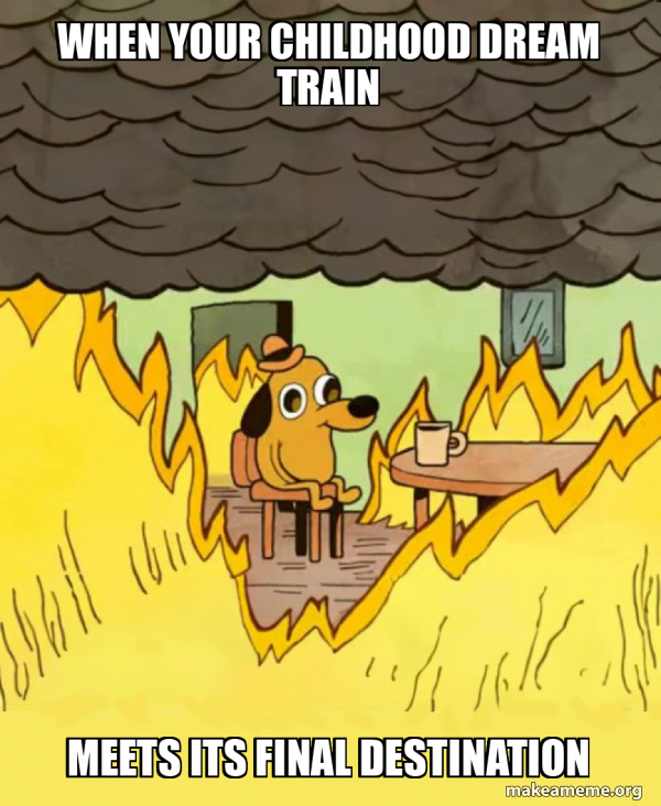When your childhood dream train meets its final destination - This Is ...