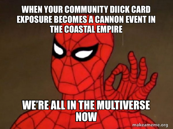 When your Community diick card exposure becomes a cannon event in the ...
