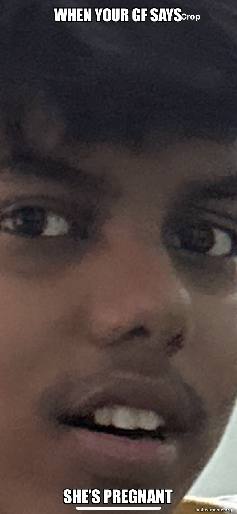When your gf says She’s pregnant Meme Generator