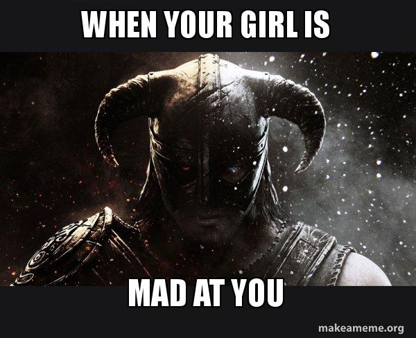 You Mad Girl Meme