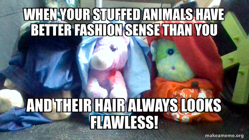 When your stuffed animals have better fashion sense than you And their ...