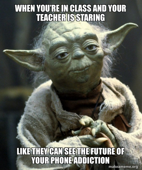 When you’re in class and your teacher is staring like they can see the ...