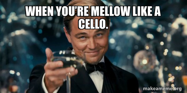 When you’re mellow like a cello. - Great Gatsby Reaction - Leonardo ...