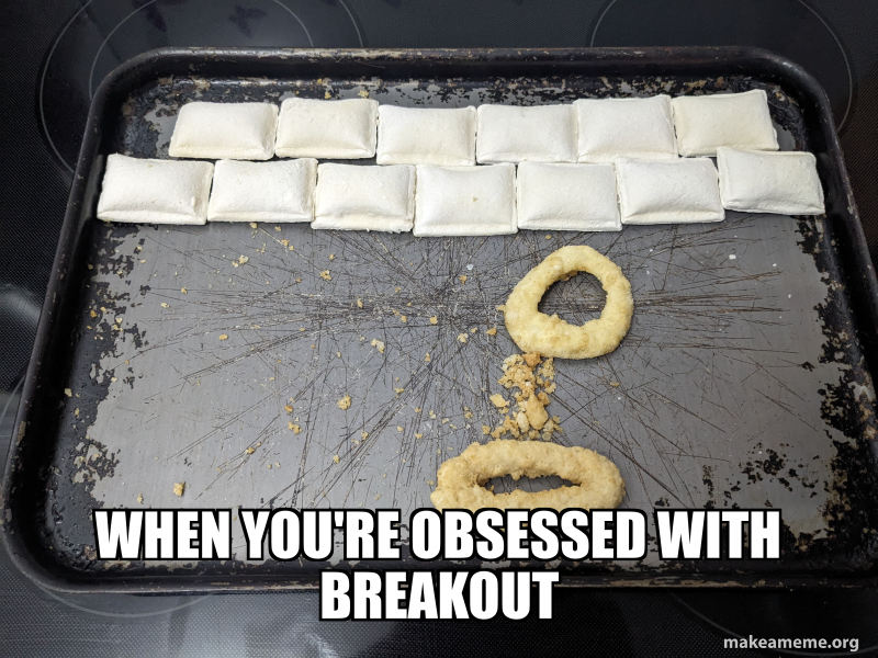 When you're obsessed with breakout Meme Generator