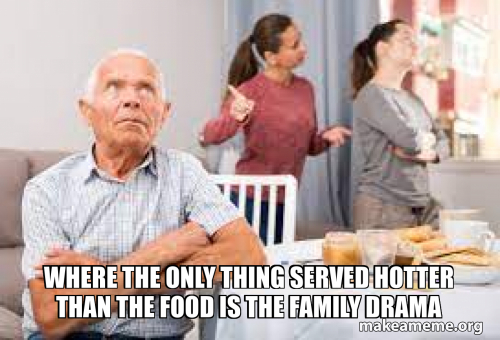Where the only thing served hotter than the food is the family drama ...
