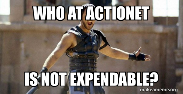 Who at actionet Is not expendable? - Gladiator (Are You Not Entertained ...