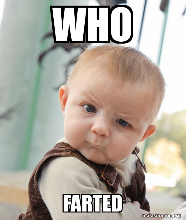 Who Farted - Skeptical Baby Meme Generator