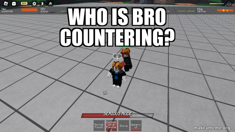 WHO IS BRO COUNTERING? Meme Generator