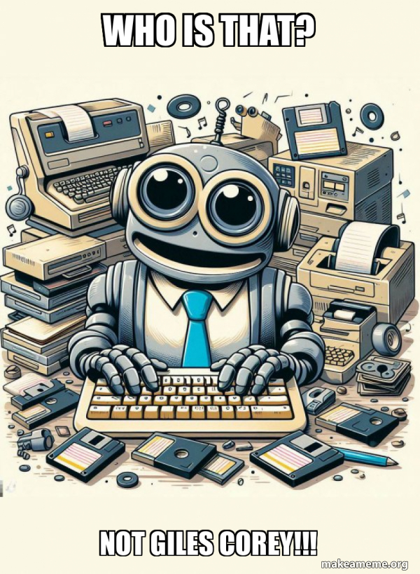 who is that? Not giles corey!!! - Ai Meme Generator