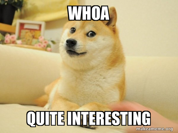 Whoa Quite Interesting - Doge Meme Generator