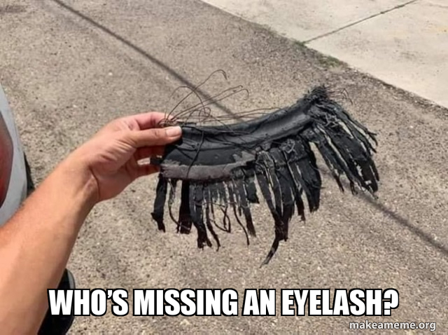 Whoâ€™s missing an eyelash? Meme Generator