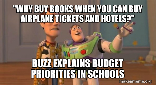 "why buy books when you can buy airplane tickets and hotels?" Buzz ...