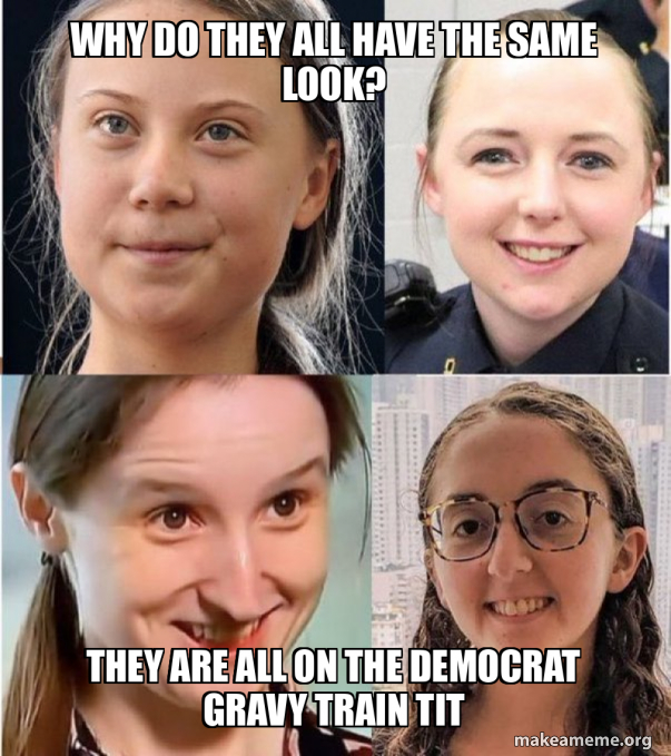 why do they all have the same look? they are all on the democrat gravy ...
