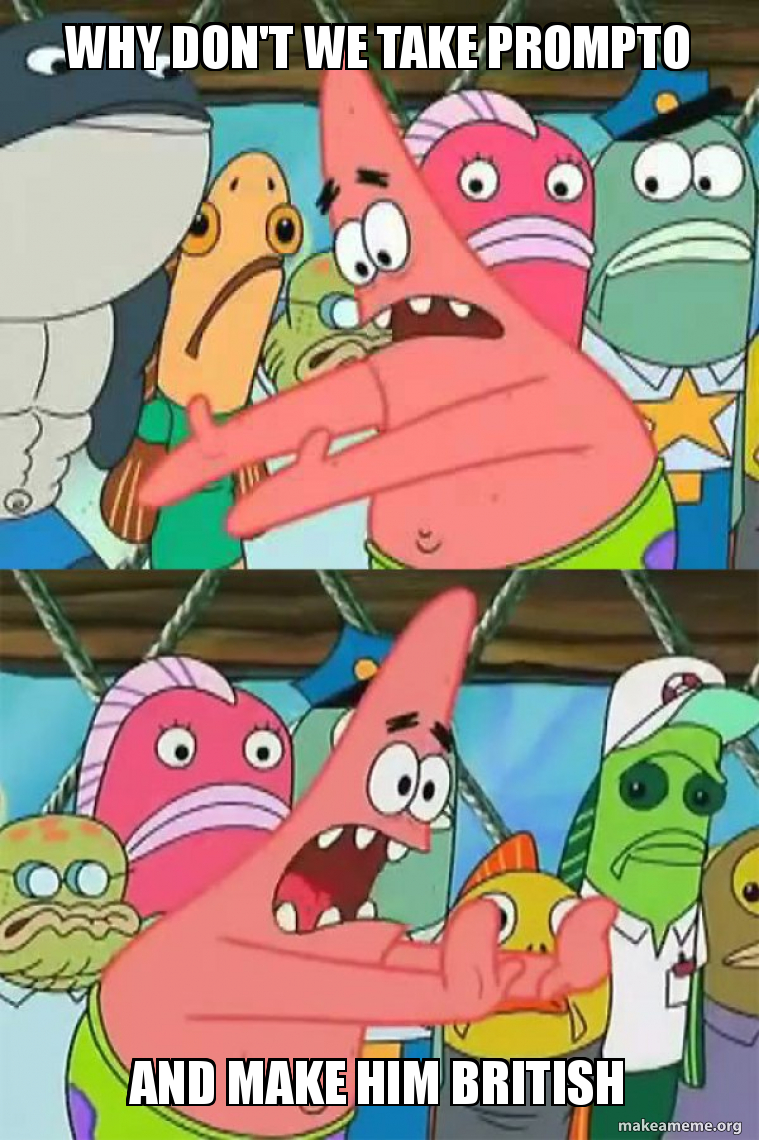 why don't we take prompto and make him british - Push It Somewhere Else ...
