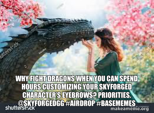 Why fight dragons when you can spend hours customizing your Skyforged character’s eyebrows ...