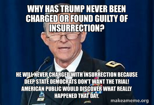 Why has Trump never been charged or found guilty of Insurrection? He ...