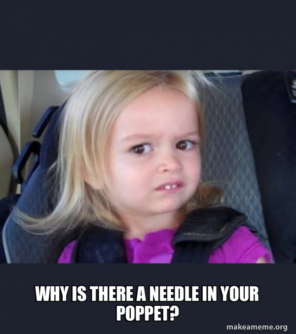 why is there a needle in your poppet? - Side-Eyes Chloe Meme Generator