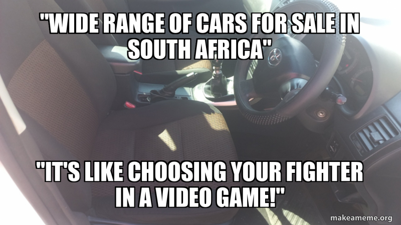 "Wide Range of Cars for Sale in South Africa" "It's like choosing your ...