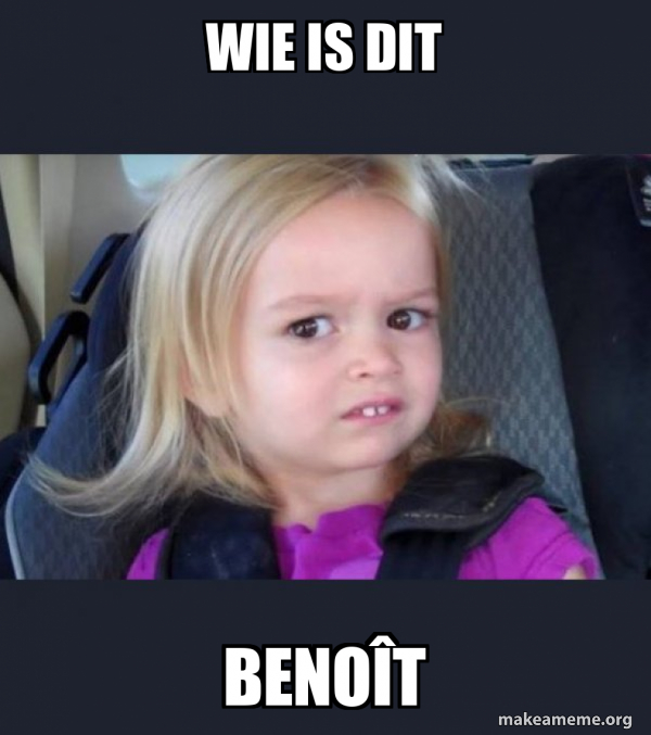 wie is dit benoît - Side-Eyes Chloe Meme Generator