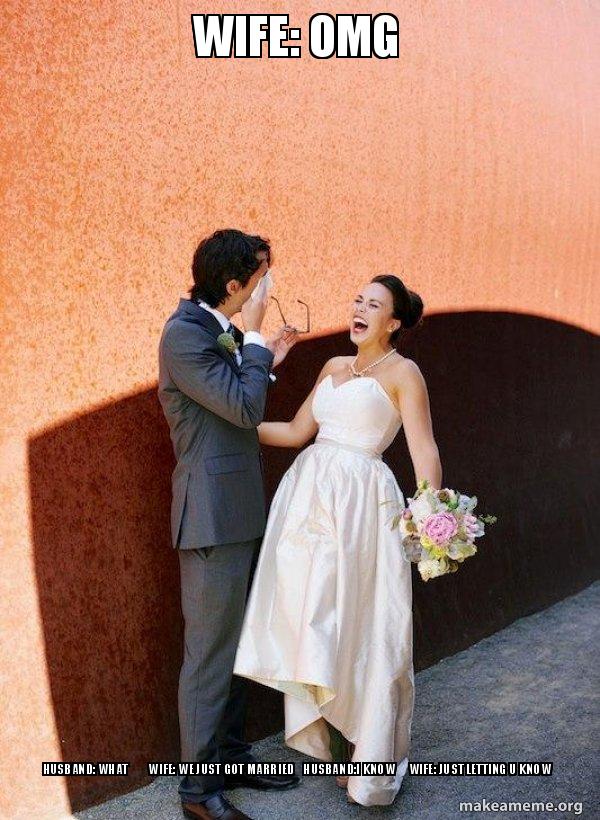 Just Married Meme