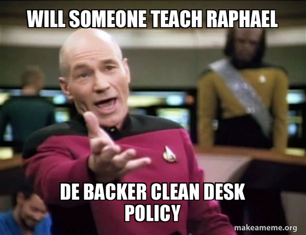 Clean Desk Meme