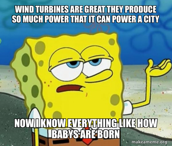 wind turbines are great they produce so much power that it can power a ...