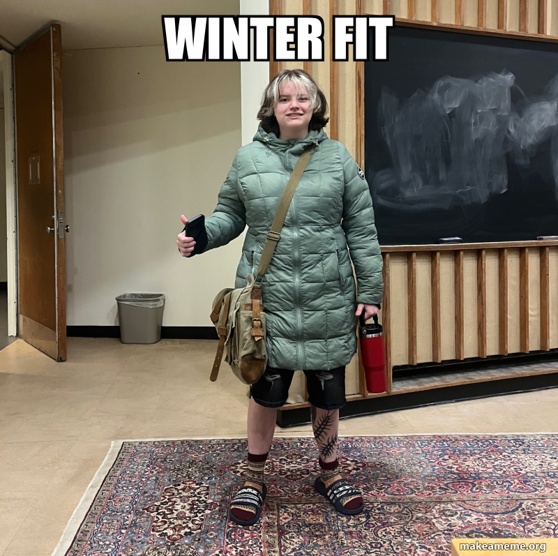 winter fit Meme Generator