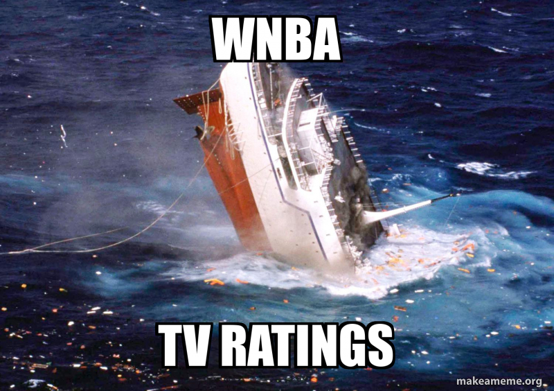 wnba tv ratings Meme Generator