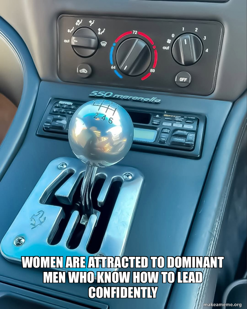 Women are attracted to dominant men who know how to lead confidently ...