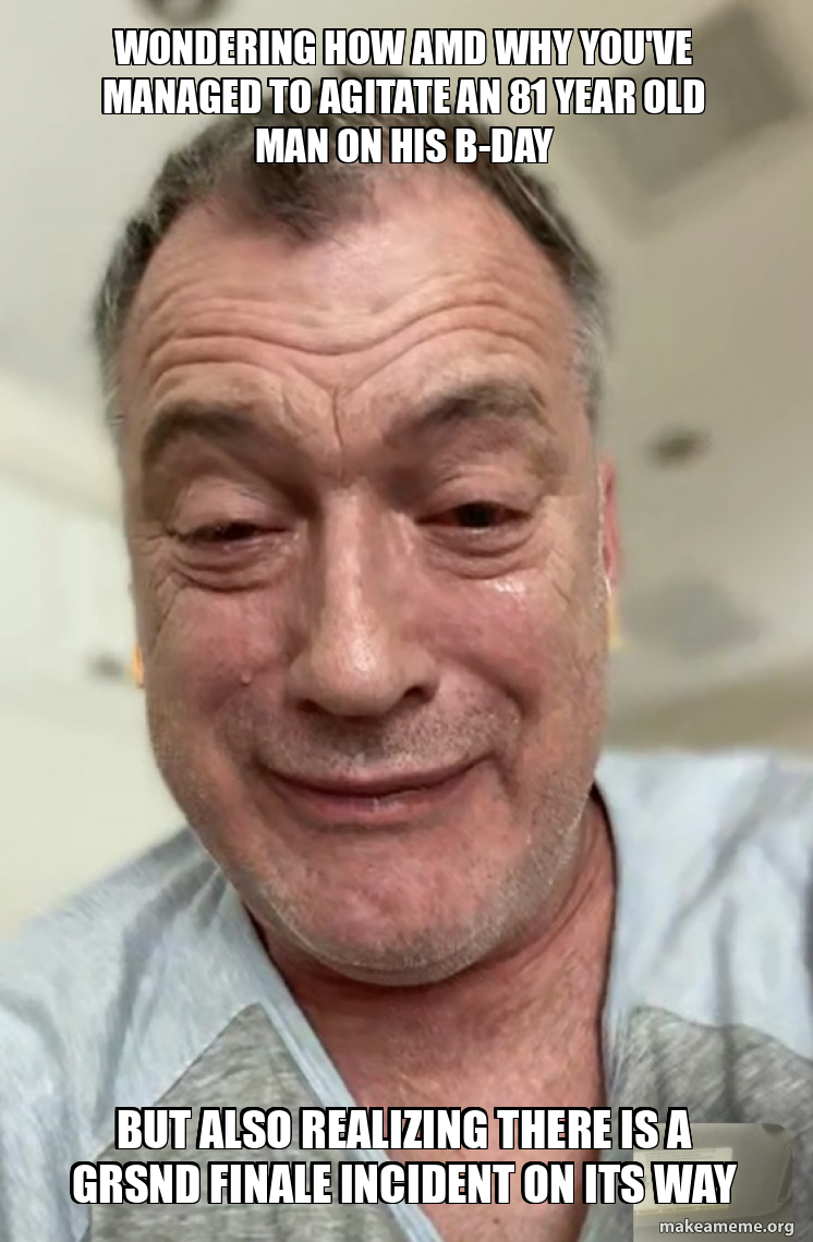 Wondering how amd why YOU'VE managed to agitate an 81 year old man on ...