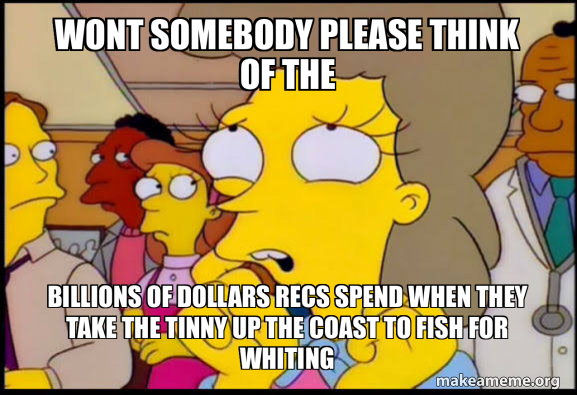 Wont somebody please think of the Billions of dollars recs spend when ...